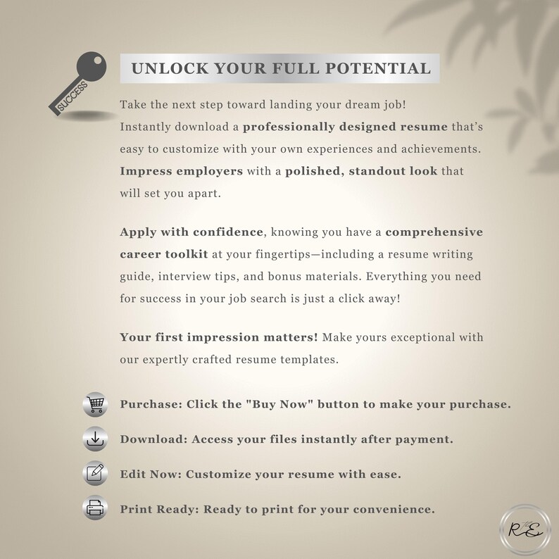 Resume Word Template, 2-page Modern Ats-compliant CV Format, Clean ...