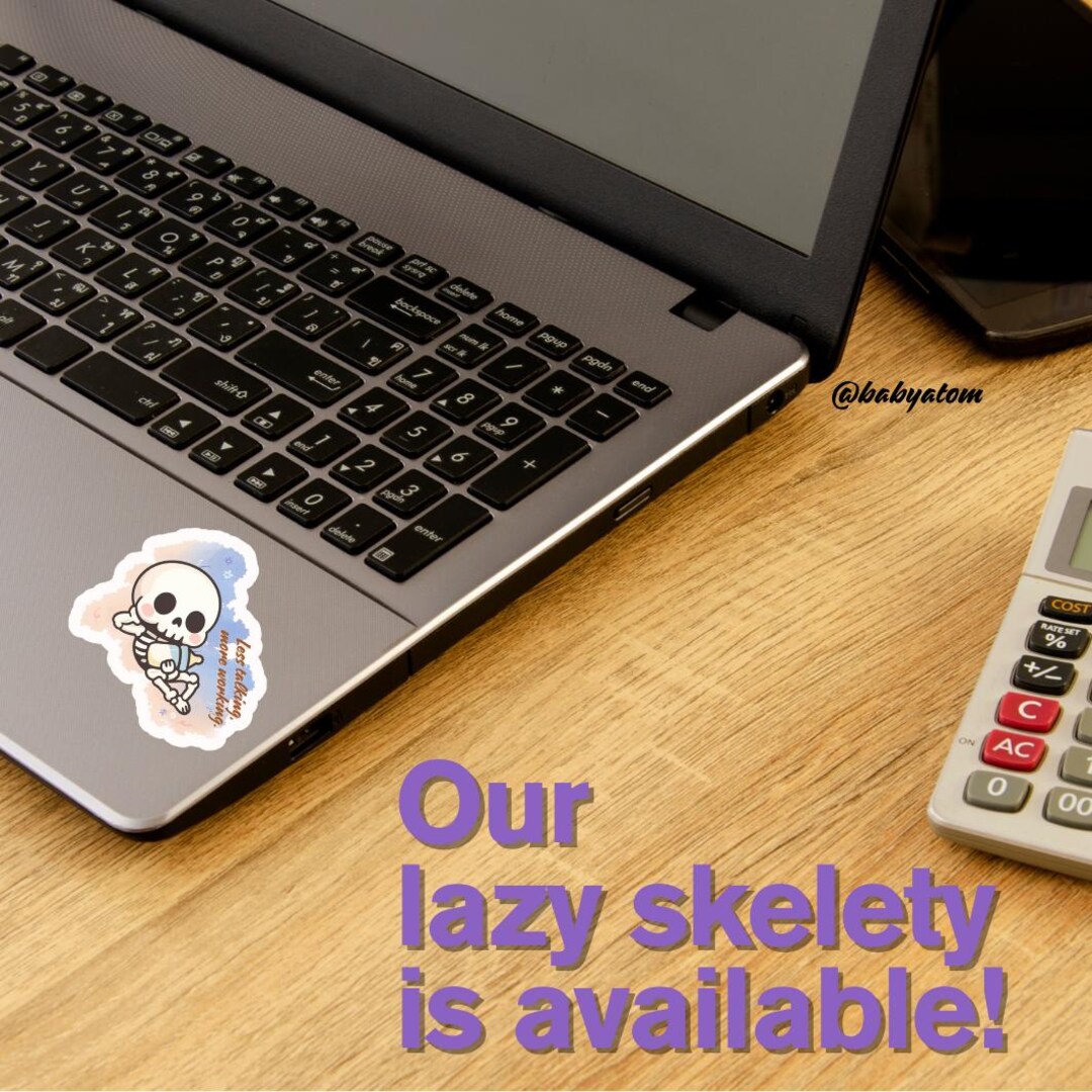 Cute Skull Sticker With Fun Wording | PNG Digital Download - Etsy