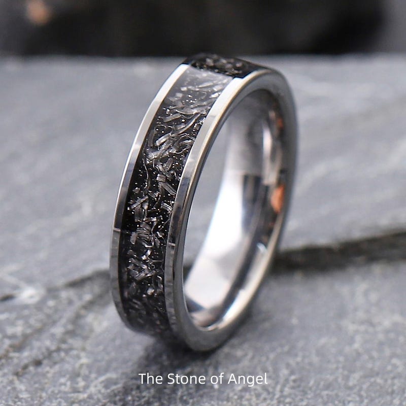 Meteorite Ring - Etsy