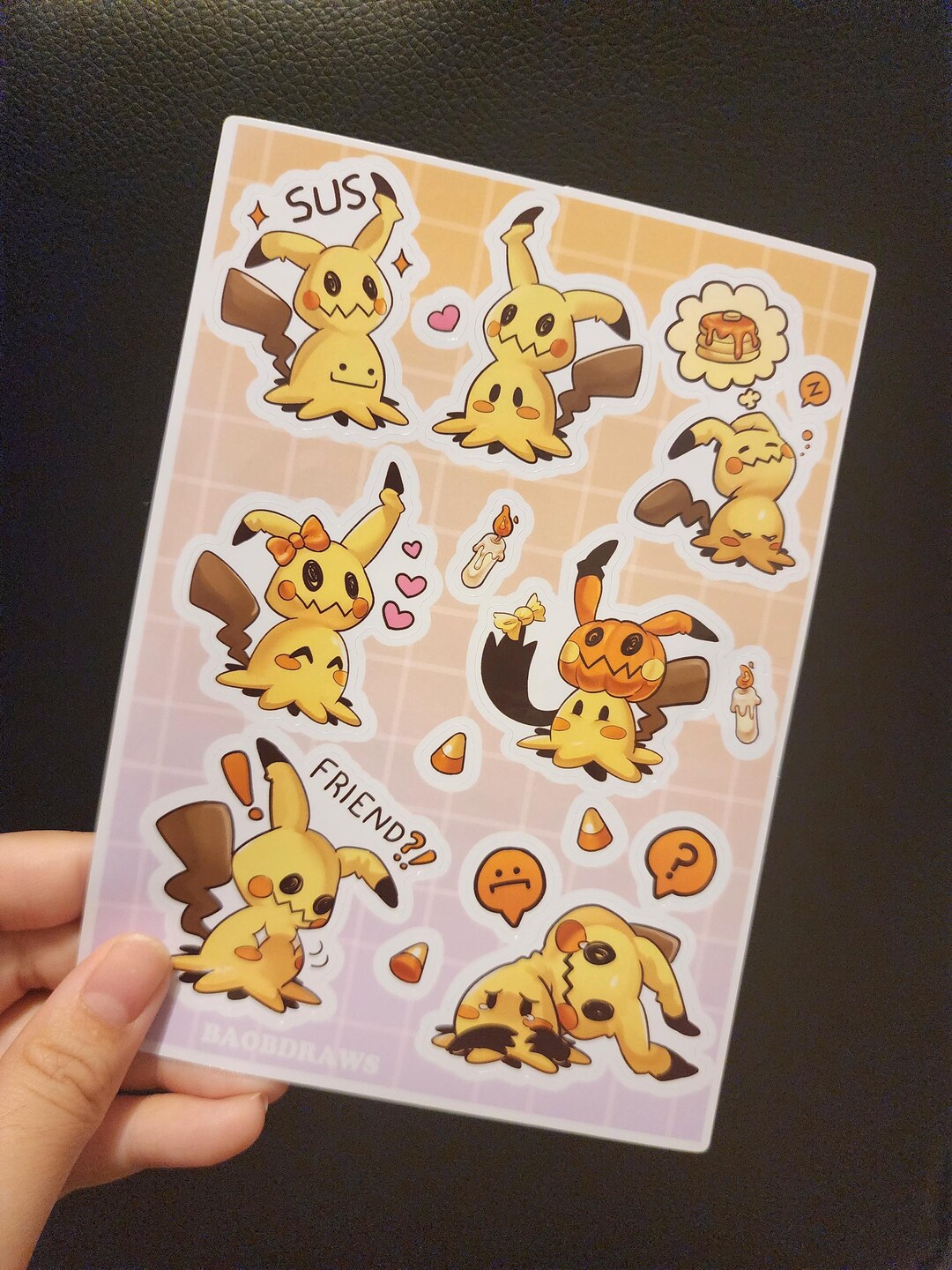 Mimikyu Sheet - Etsy