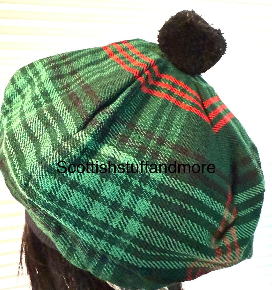 Tam O' Shanter Hat, Scottish Kilt Tammy Hat/cap, Scottish Bonnet ...