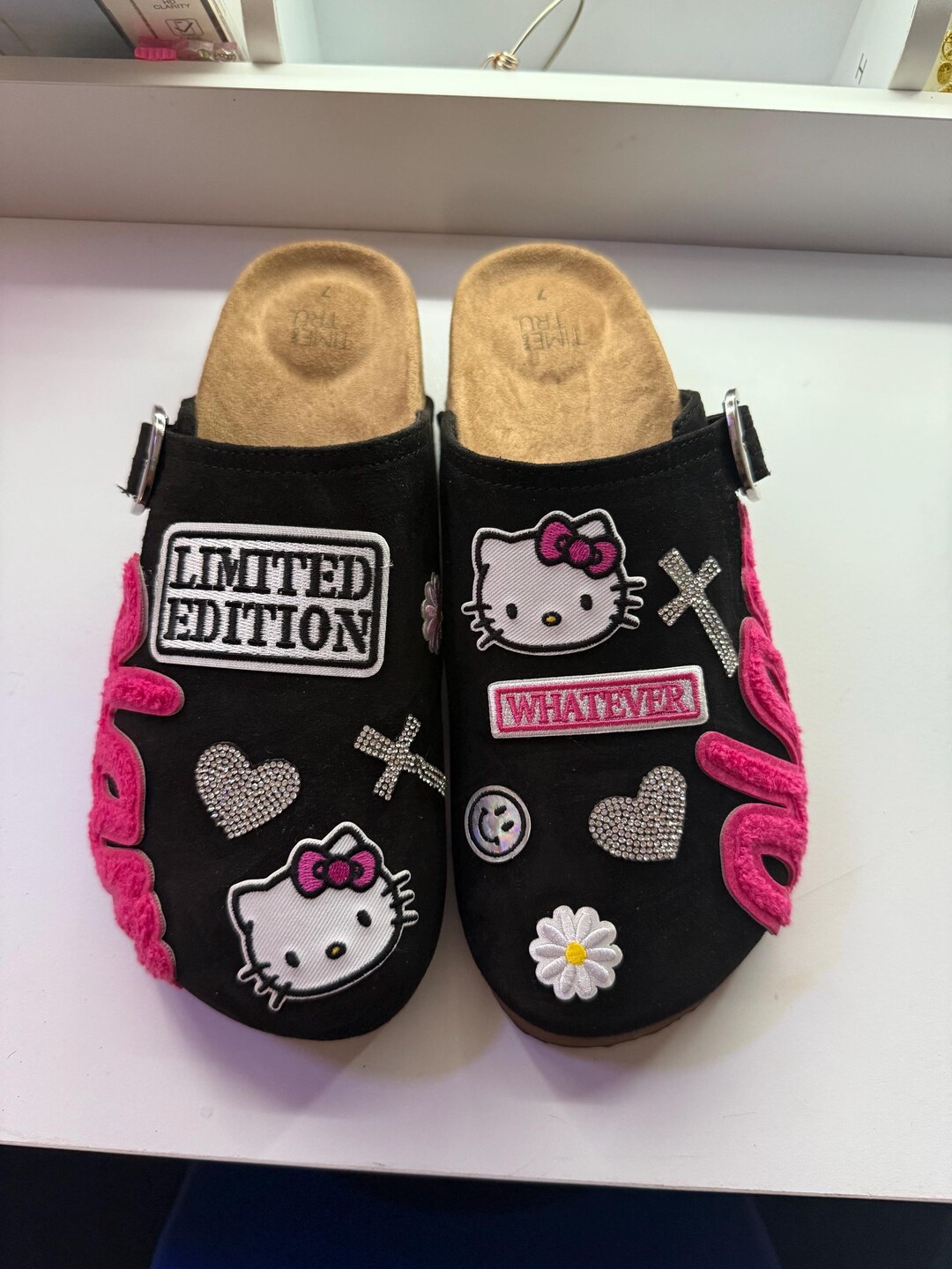 Custom Black Clogs With Patches - Etsy