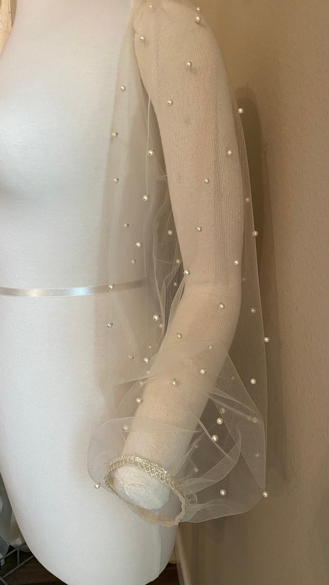 Wedding Sleeves - Detachable Sleeves - Removable Sleeves - Tulle ...