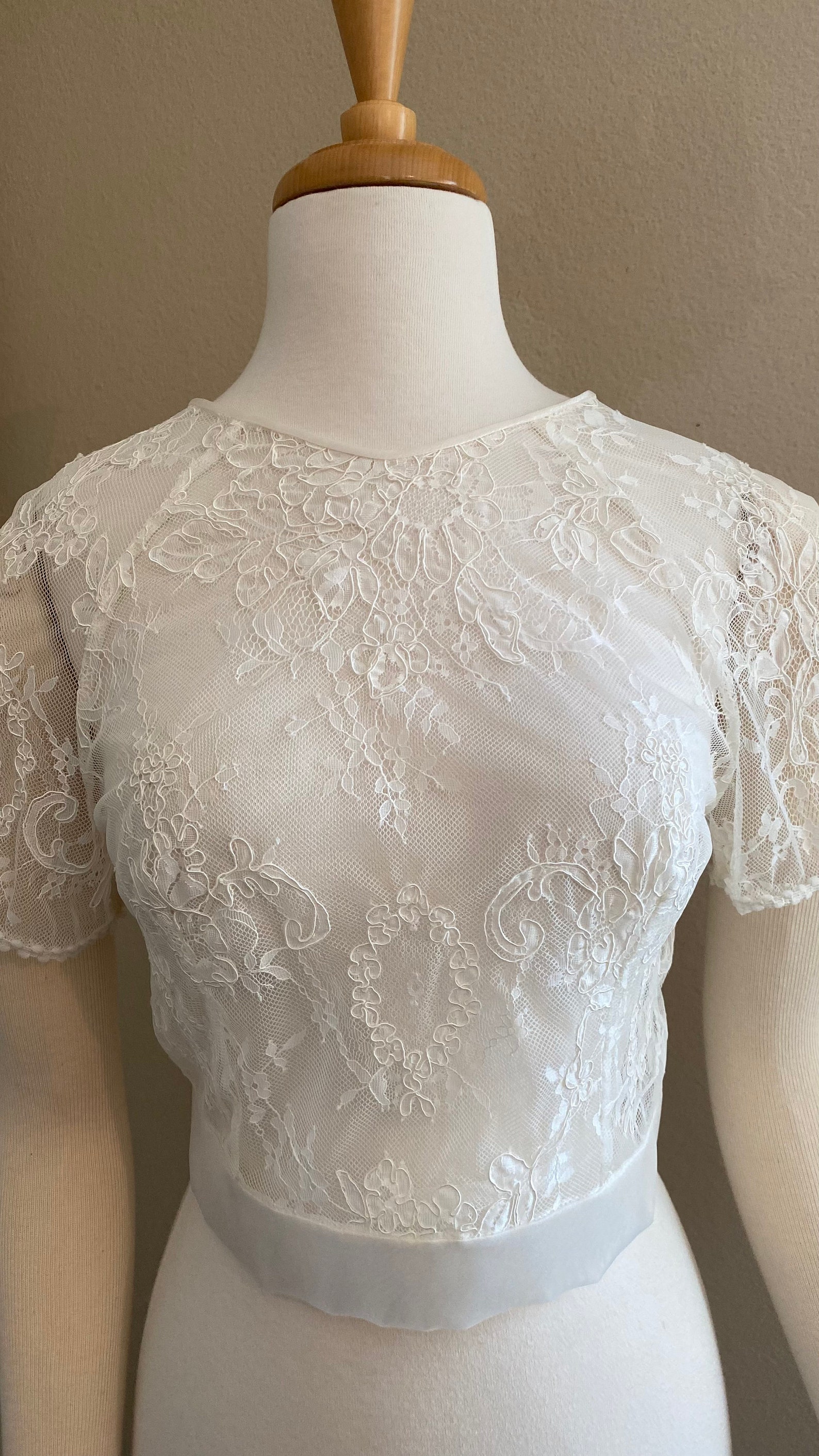 Wedding Dress Topper Bridal Dress Topper Lace Topper | Etsy