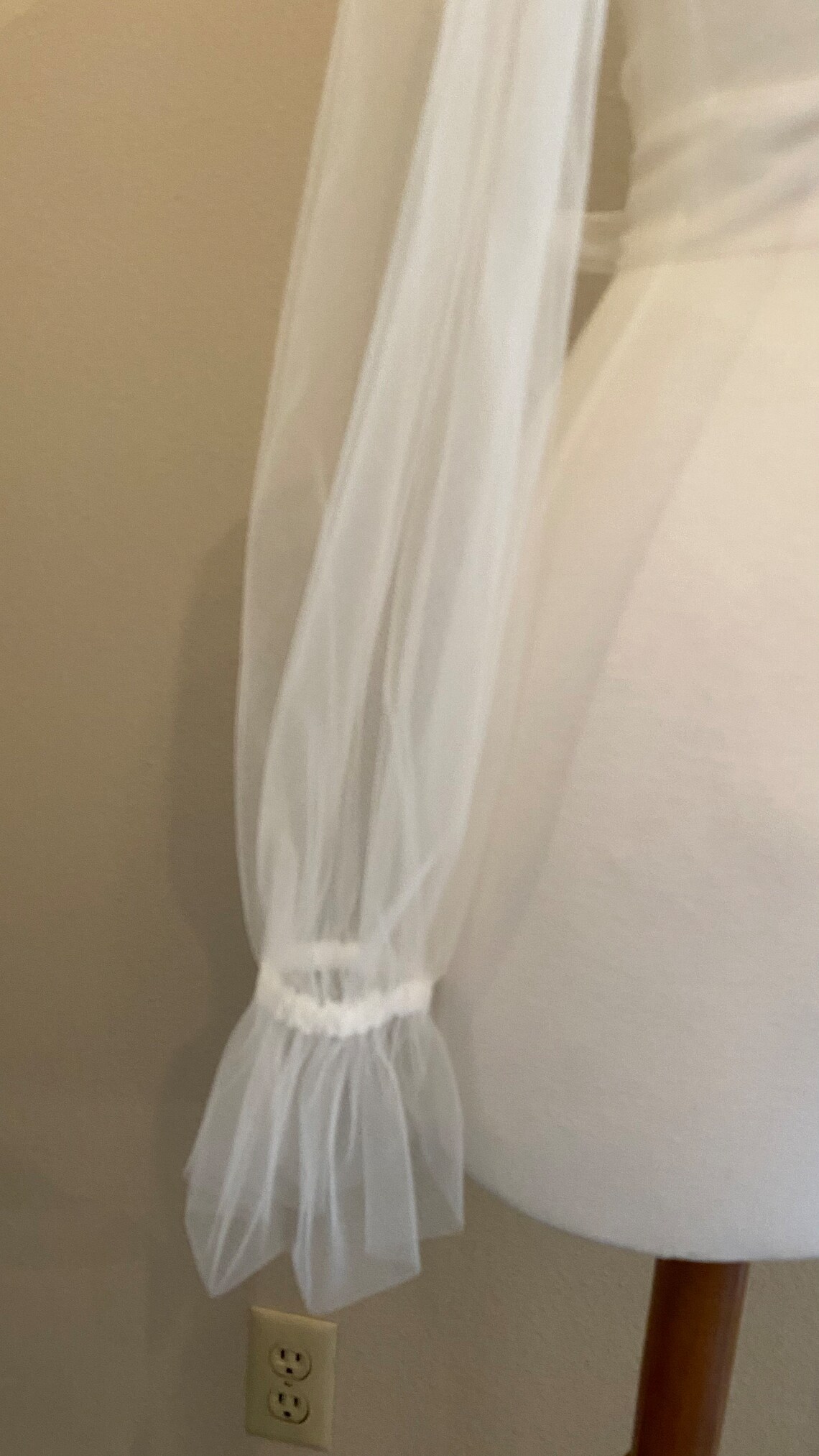 Wedding Dress Topper - Tulle Wrap Topper - Bridal Coverup - Wrap ...