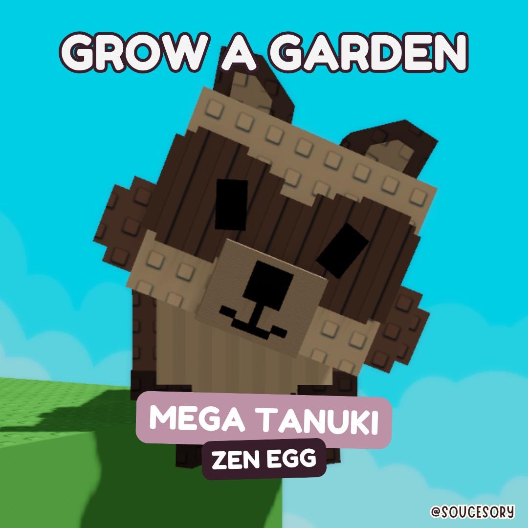 MEGA Tanuki (legendary) | Grow a Garden (pet) - All Pets / Items ...