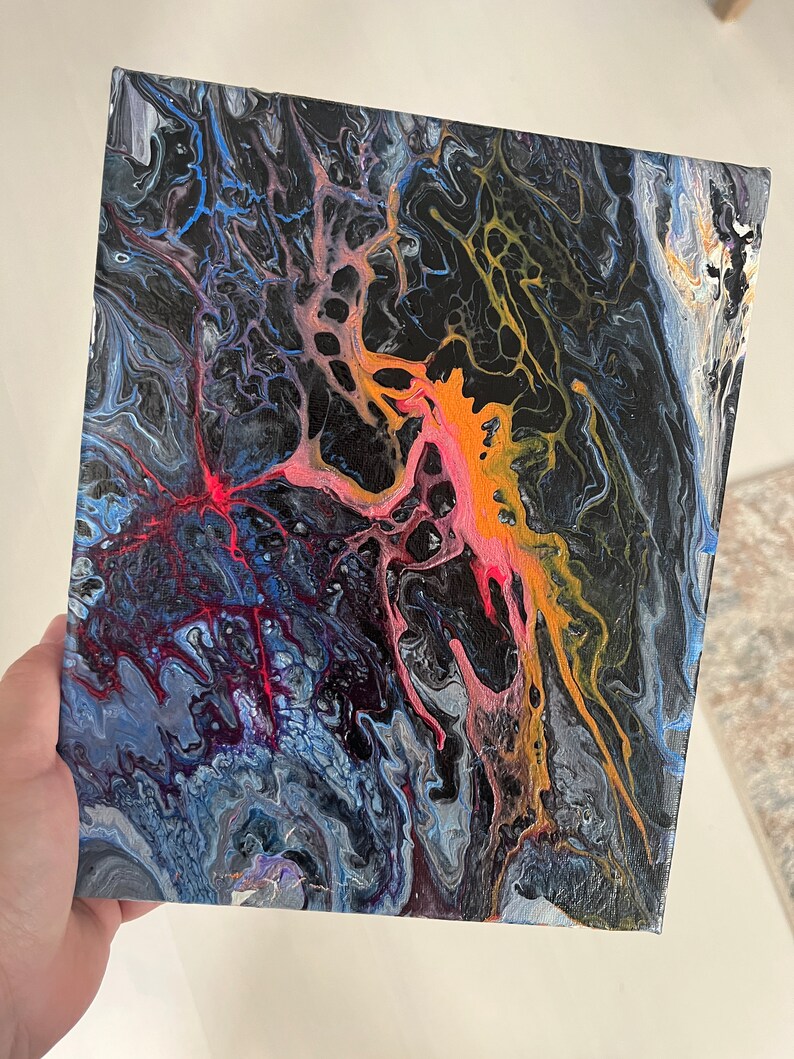 8x10 Canvas Painting , Original Artwork, Abstract Wall Decor, Modern ...