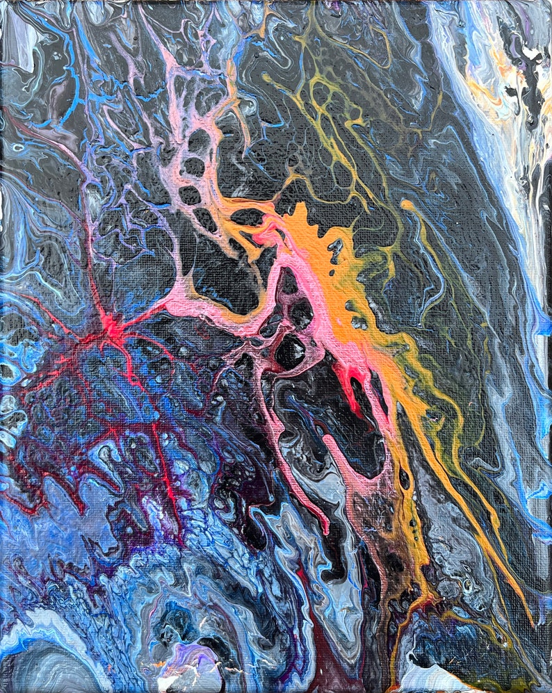 8x10 Canvas Painting Original Artwork Abstract Wall Decor - Etsy