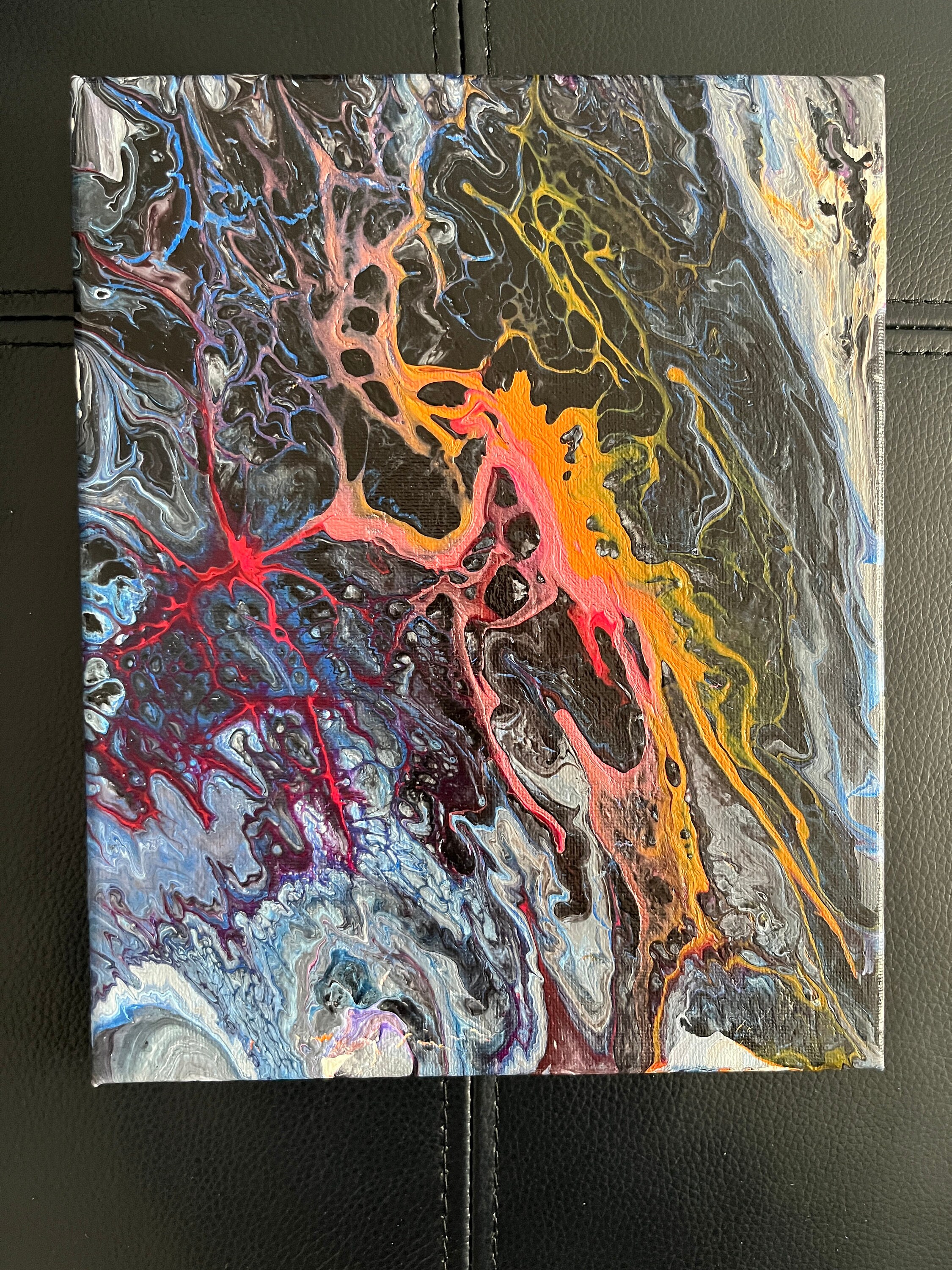 8x10 Canvas Painting , Original Artwork, Abstract Wall Decor, Modern ...