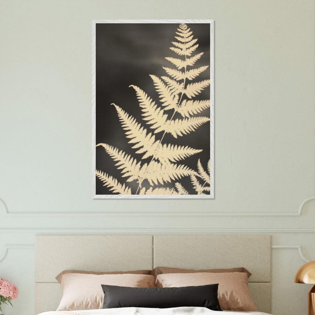 Fern Leaf Painting Botanical Wall Art Fern Leaf Art Painting Floral ...
