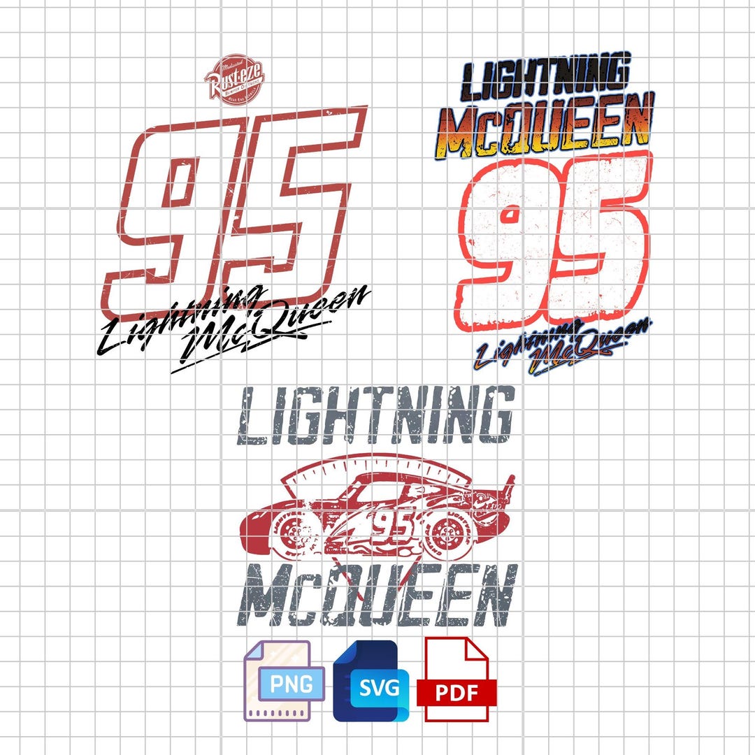Cars Lightning Mcqueen Download Digital File, Cars Lightning Mcqueen ...