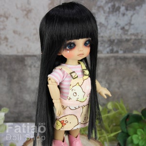 Fatiao - Dollfie Lati Yellow Pukifee 5-6" Straight Long Hair Doll Wig ...