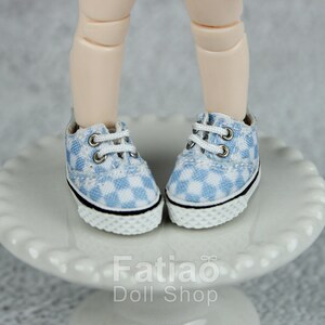 Fatiao - New OB11 Obitsu 11 Blythe 1/12 BJD Doll Canvas Lace-up Shoes ...