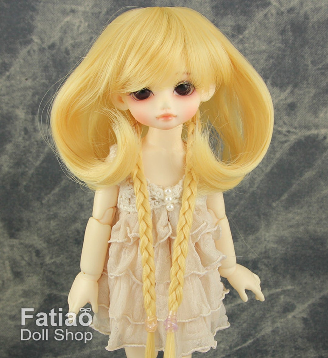 Fatiao - New Dollfie Yo-sd 1/6 BJD - Dolls Wig 6-7 Inch - Honey Gold - Etsy