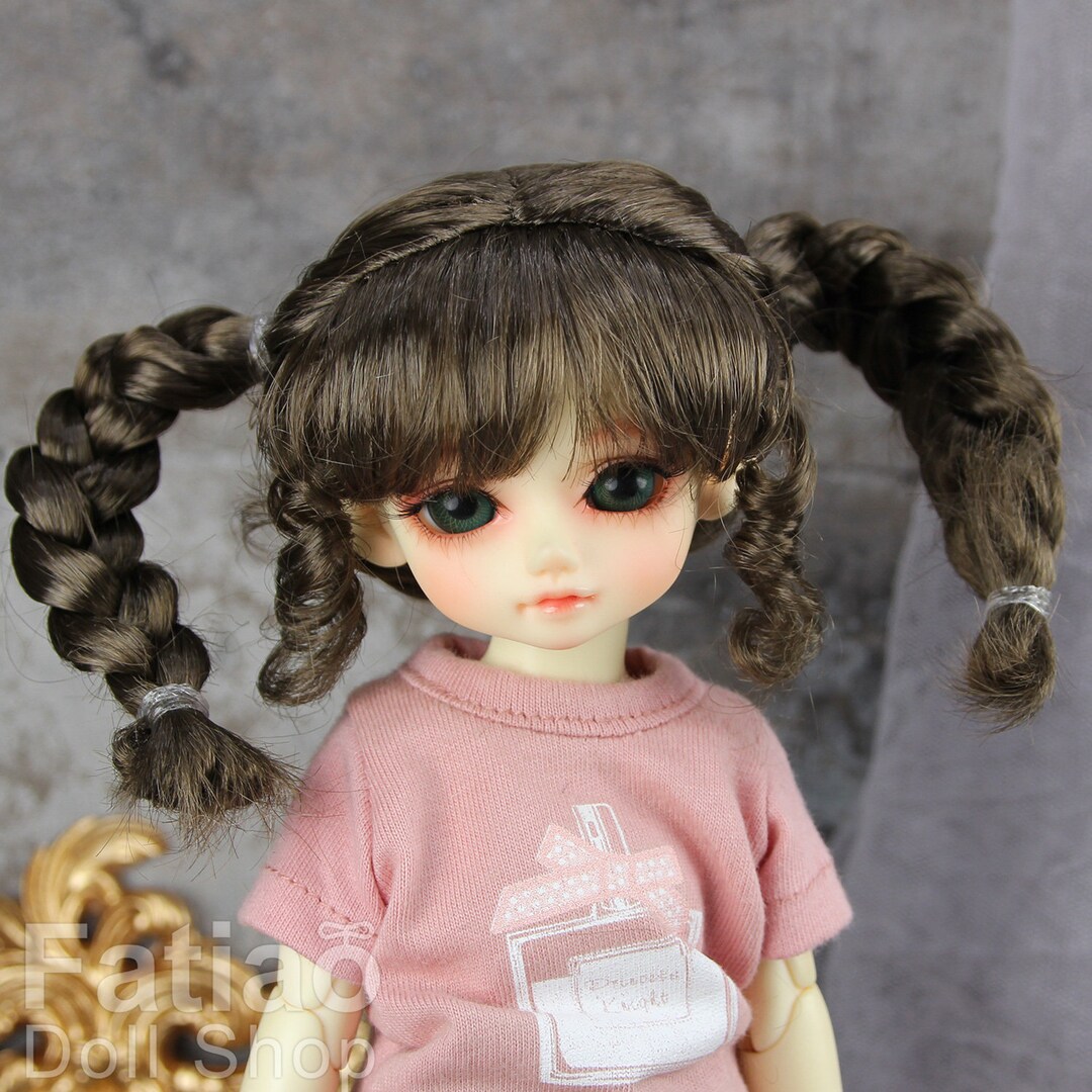 Fatiao New Dollfie Yo-sd 1/6 BJD Dolls Wig 6-7 Inch Umber - Etsy