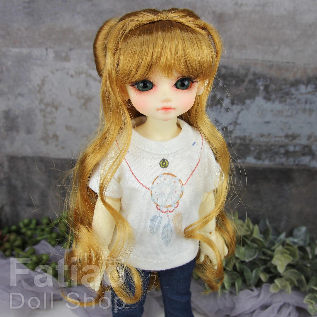 Fatiao - New Dollfie Yo-sd 1/6 BJD - Dolls Wig 6-7 Inch - Tawny - Etsy