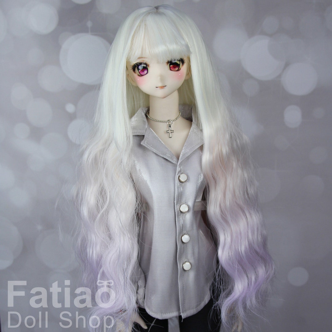 Fatiao - New Dollfie SD 1/3 BJD DD Dolls Long Curly Wig Size 8-9 ...