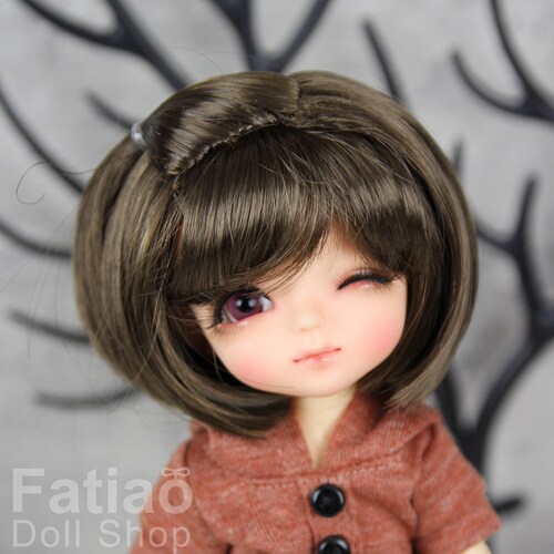 Fatiao Dollfie Lati Yellow Pukifee 5-6 Doll Wig Gray - Etsy