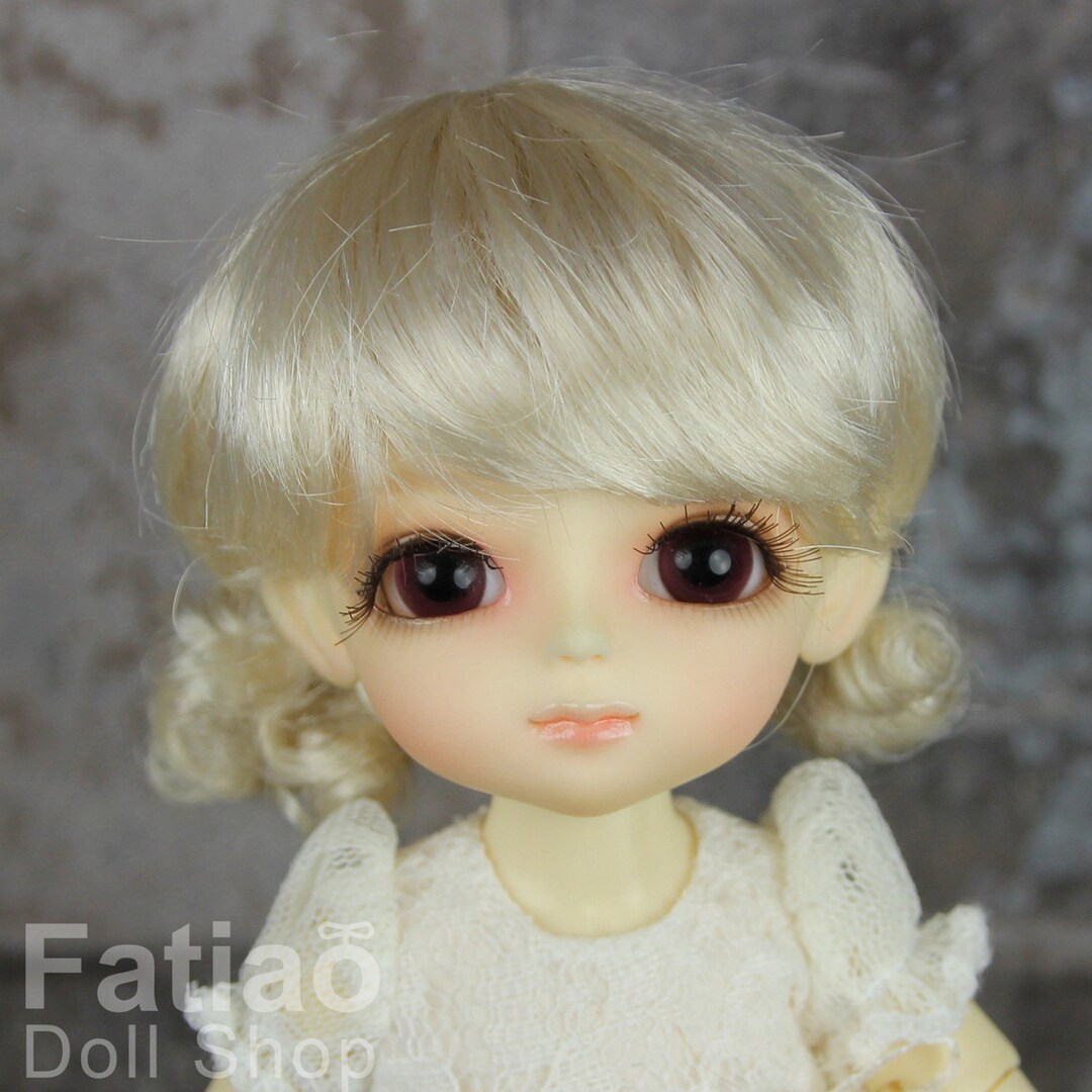 Fatiao - BJD Dollfie Lati Yellow Pukifee 5-6" Doll Wig Blonde - Etsy