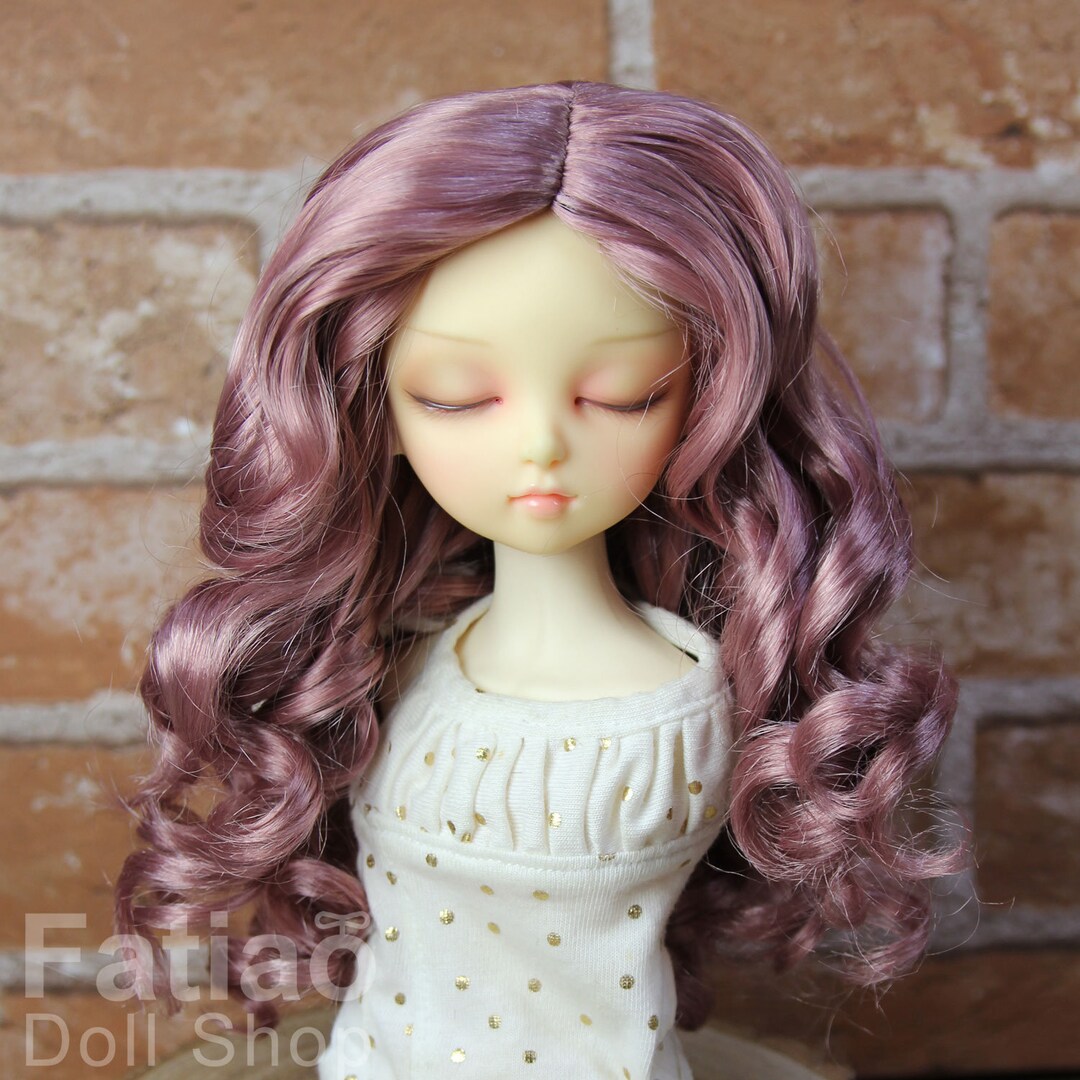 Fatiao New Dollfie MSD Kaye Wiggs 1/4 BJD Size 7-8 Inch Dolls Wig Deep ...