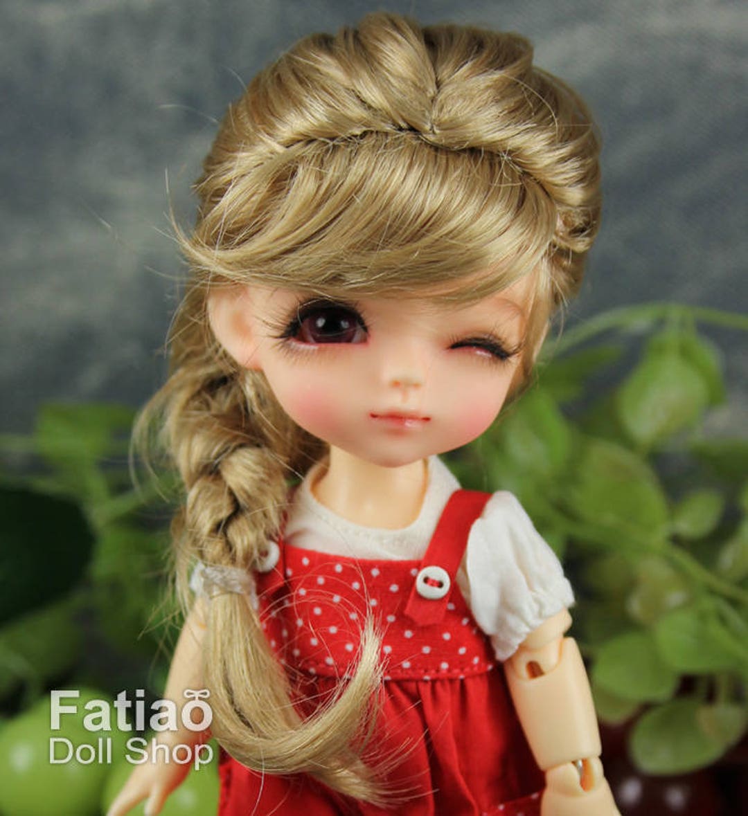 Fatiao - BJD Dollfie Lati Yellow Pukifee 5-6" Doll Wig - Baby Brown - Etsy