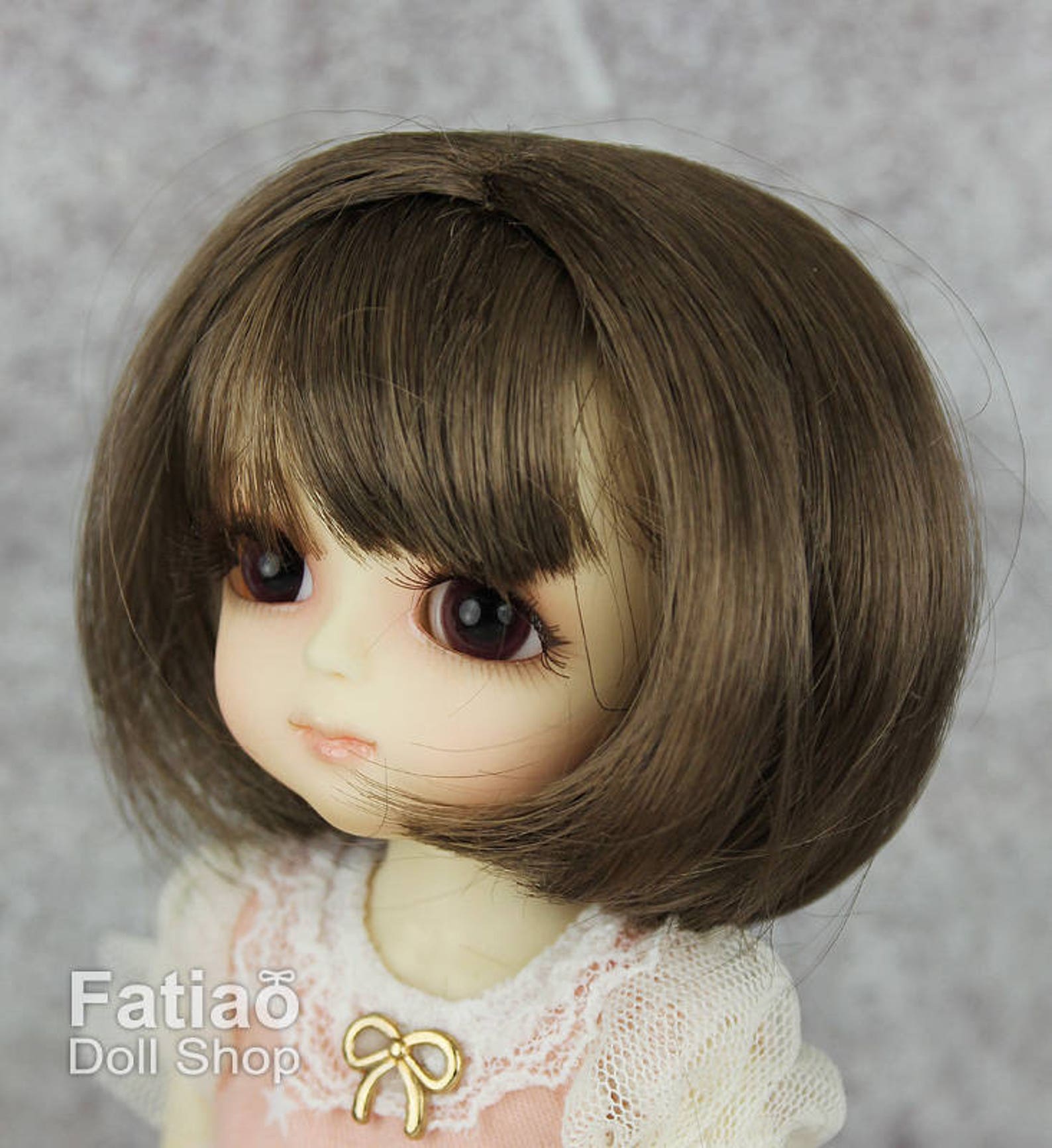 Fatiao Dollfie Lati Yellow Pukifee 5-6 Doll Wig Umber - Etsy