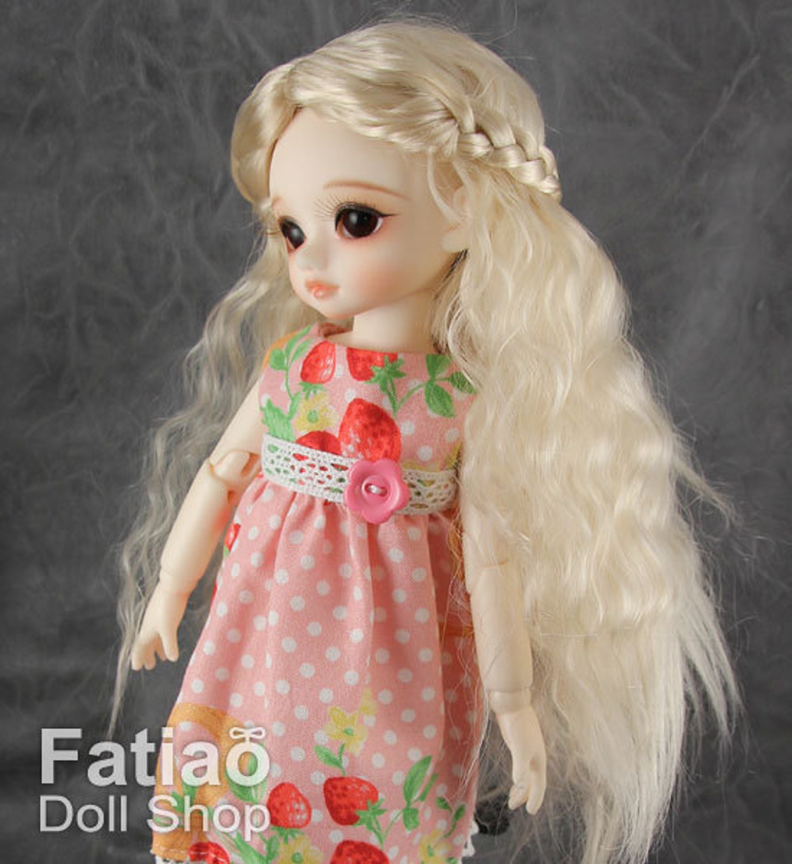 Fatiao New Dolls Wig Dollfie Yo-sd 1/6 BJD 6-7 Size | Etsy