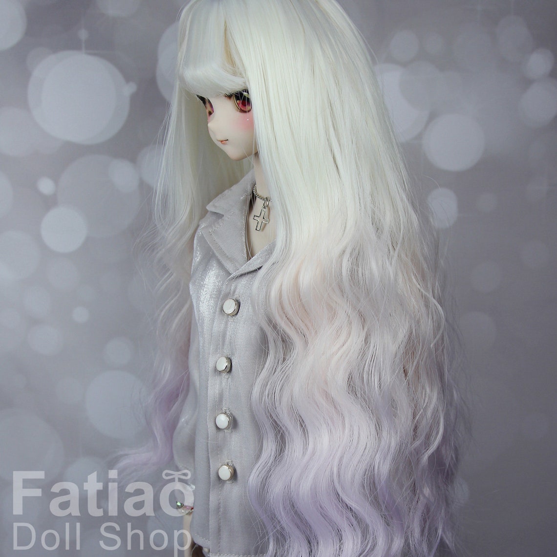 Fatiao New Dollfie SD 1/3 BJD DD Dolls Long Curly Wig Size | Etsy