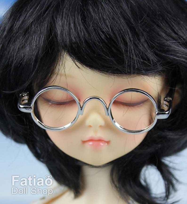 New Fashion Dolls Round Frame Glasses Fit 1 4 Bjd Msd Mini Etsy