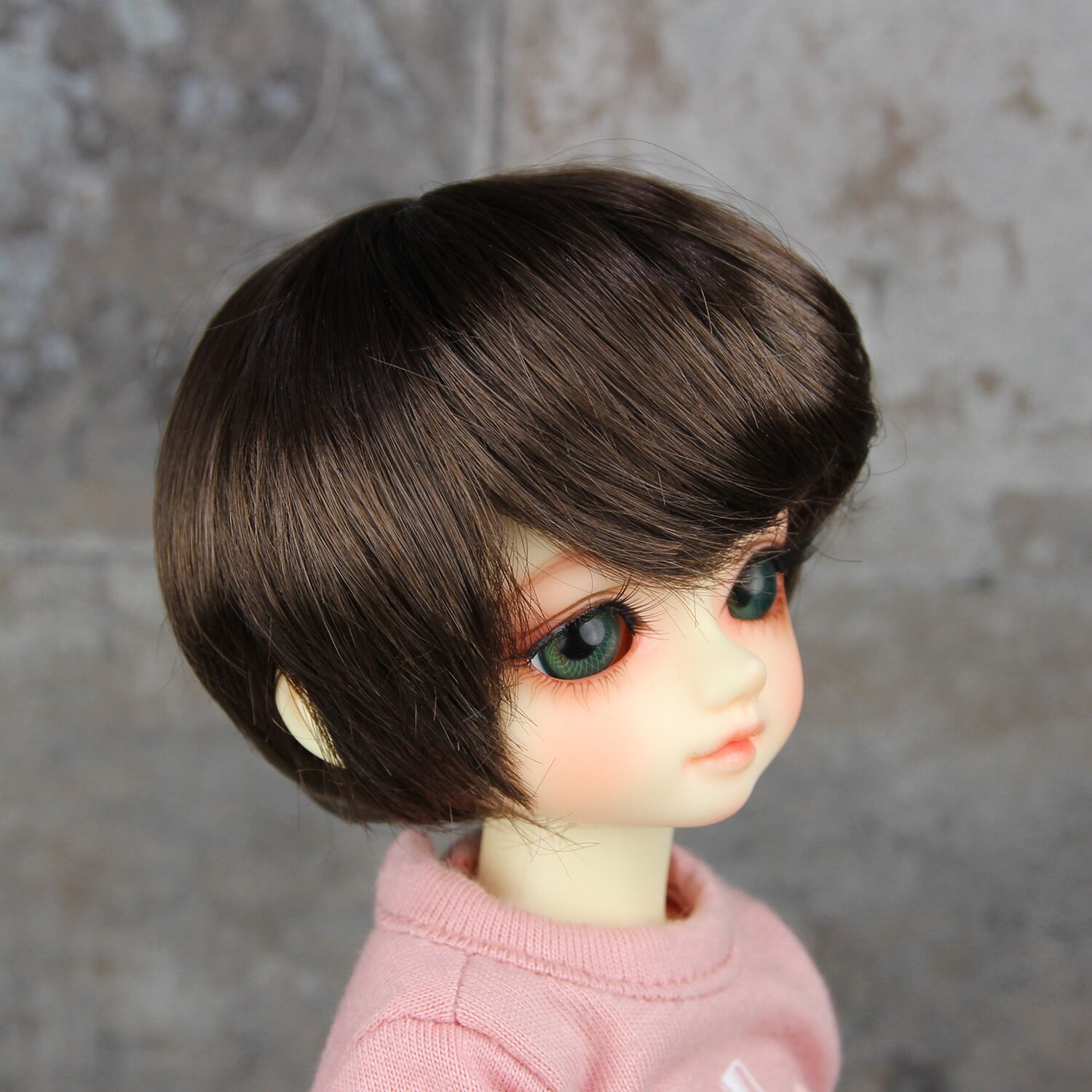 Fatiao New Dollfie Yo-sd 1/6 BJD Dolls Wig 6-7 Inch Dark | Etsy