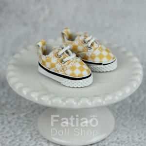 Fatiao - New OB11 Obitsu 11 Blythe 1/12 BJD Doll Canvas Lace-up Shoes ...