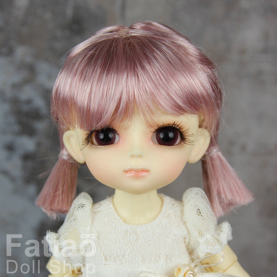 Fatiao - Dollfie Lati Yellow Pukifee 5-6" Doll Wig - Old Rose - Etsy