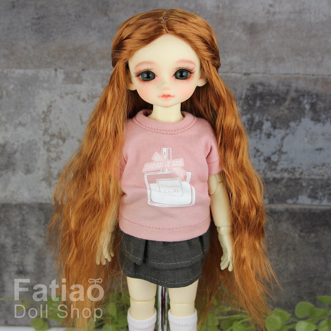 Fatiao New Dollfie Yo-sd 1/6 BJD Dolls Wig 6-7 Inch Caramel - Etsy