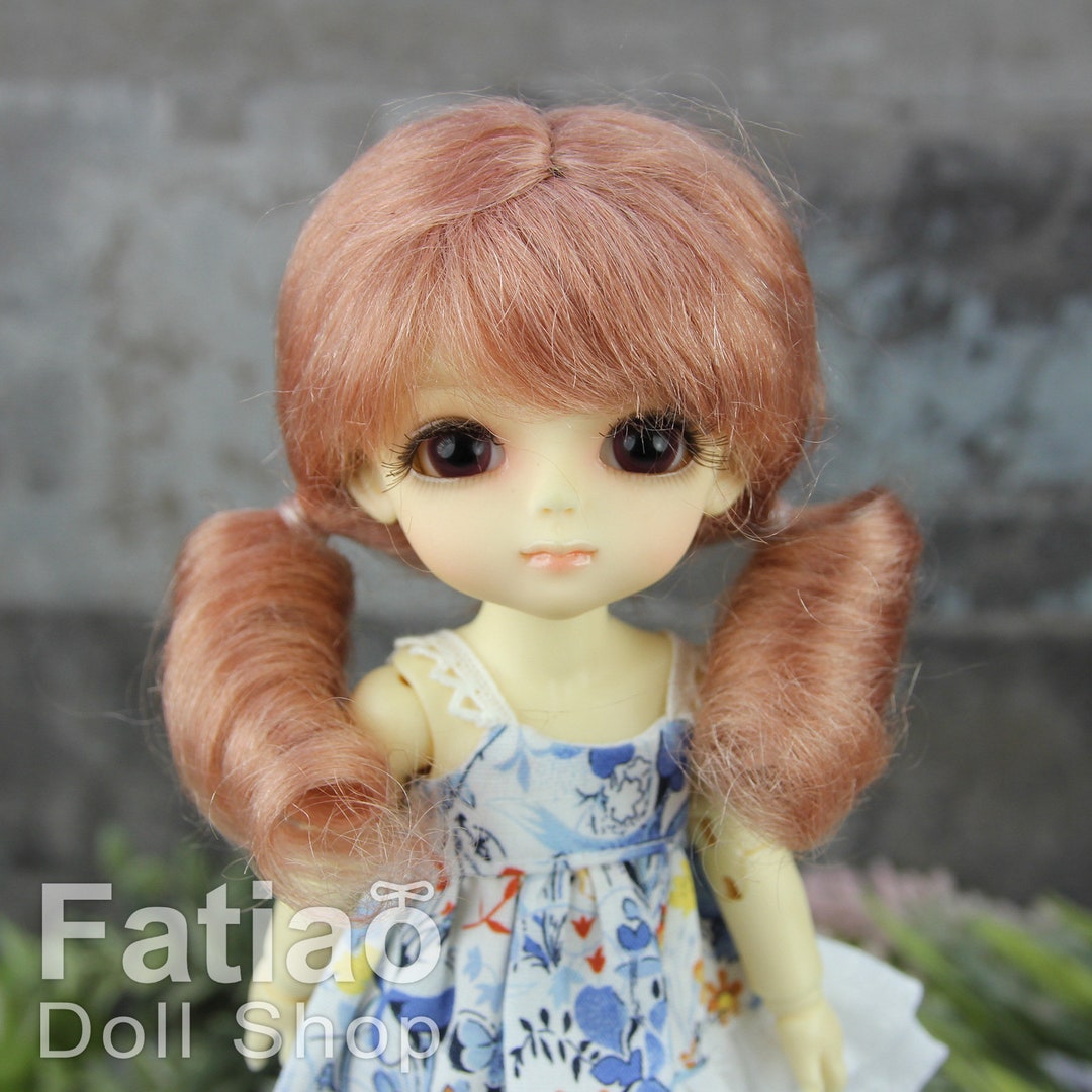 Fatiao - BJD Dollfie Lati Yellow Pukifee 5-6 Inch Mohair Doll Wig ...
