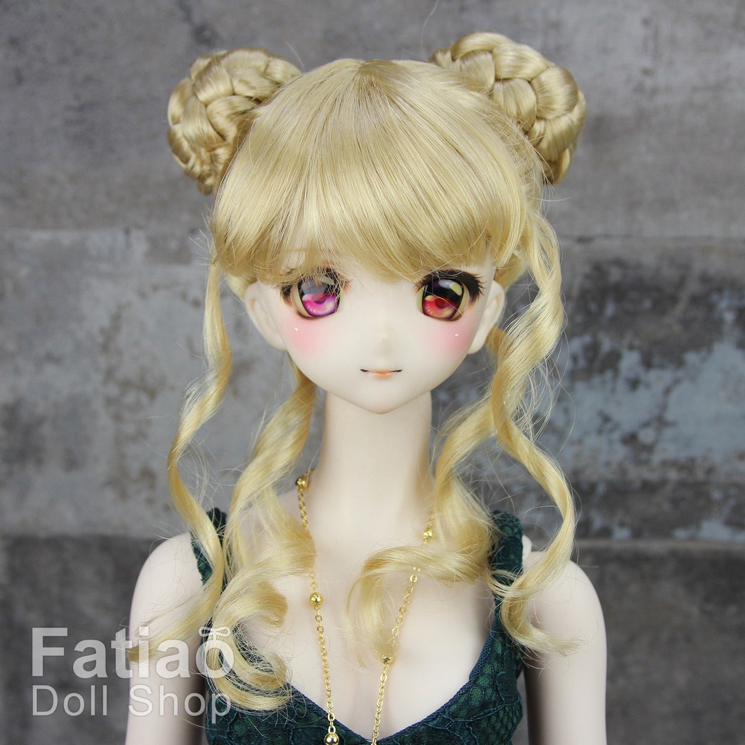 Fatiao New Dollfie SD 1/3 BJD Dolls Wig Size 8-9 Cream Gold - Etsy