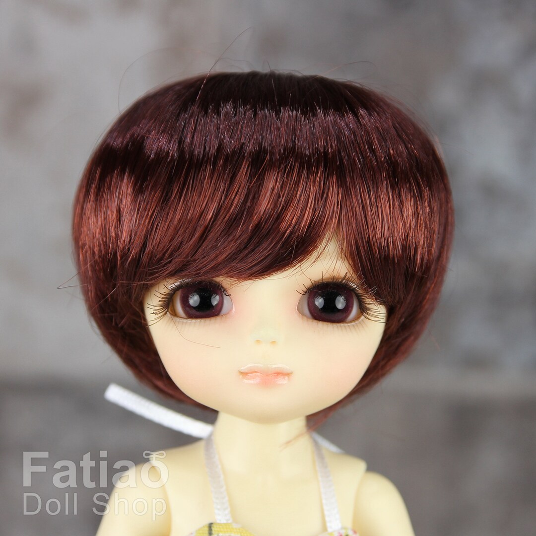 Fatiao Peluca de muñeca BJD Dollfie Lati Yellow Pukifee 5-6 Chocolate - Etsy España