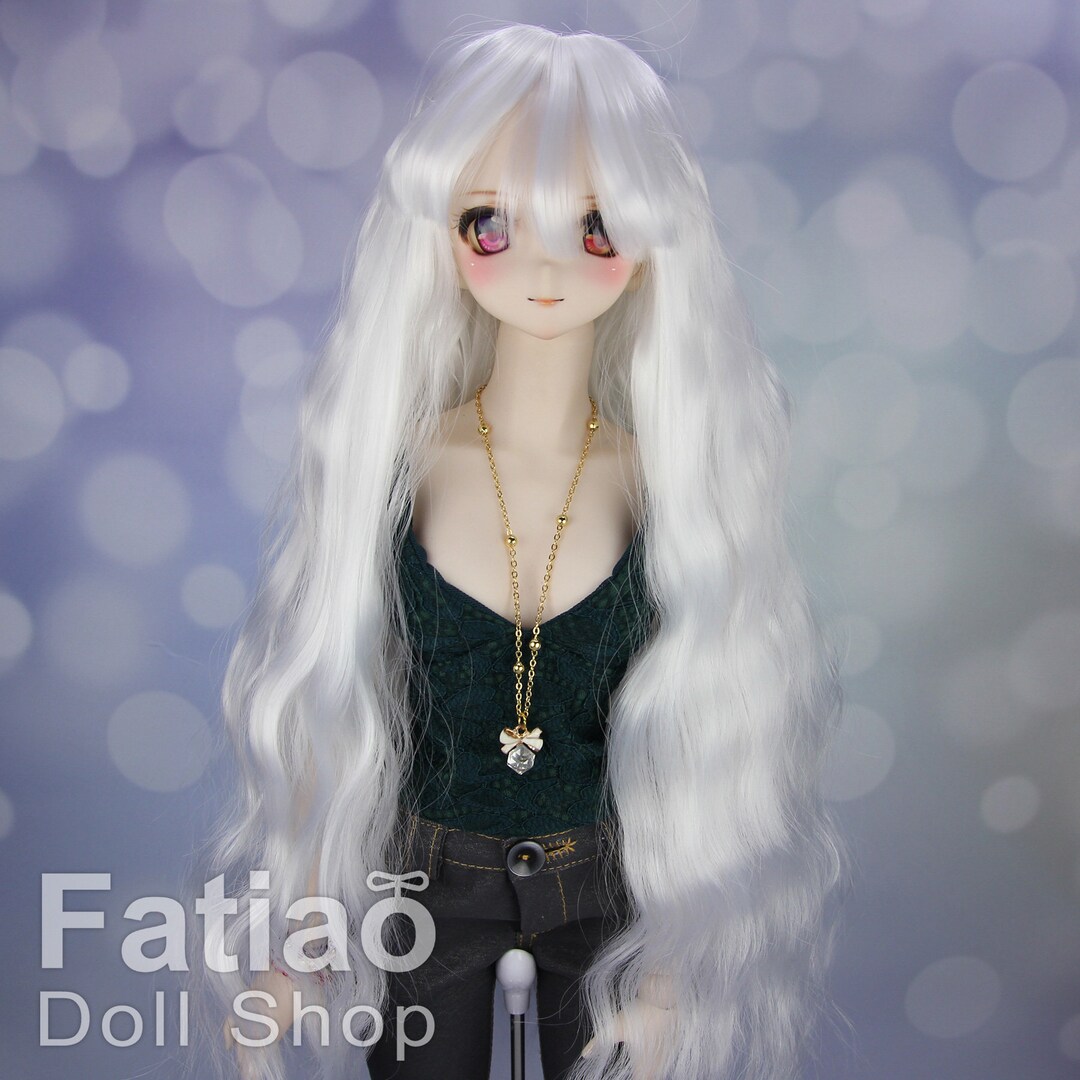 Fatiao - New Dollfie SD 1/3 BJD DD Dolls Long Curly Wig Size 8-9 ...