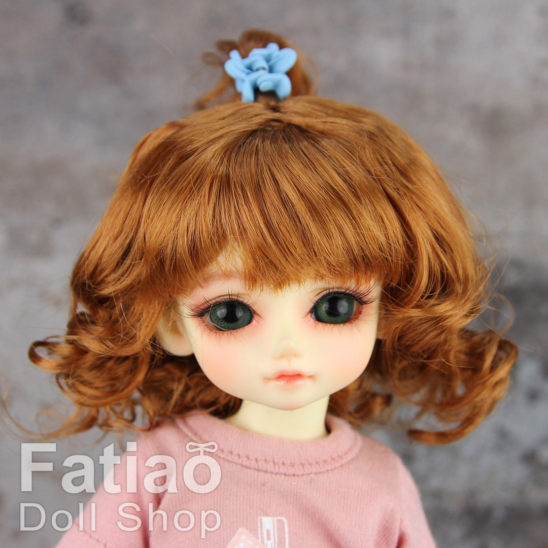 Fatiao - New Dollfie Yo-sd 1/6 BJD - Dolls Wig 6-7 Inch - Caramel - Etsy