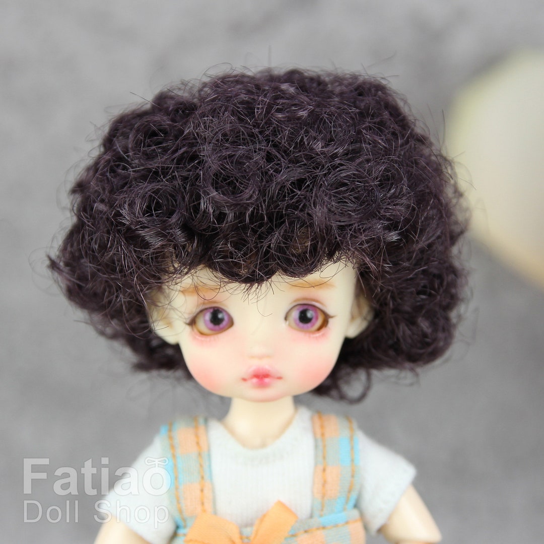 Fatiao - New BJD Dollfie 1/12 Pukipuki BF Pocket 3-4" Doll Wig - Deep ...