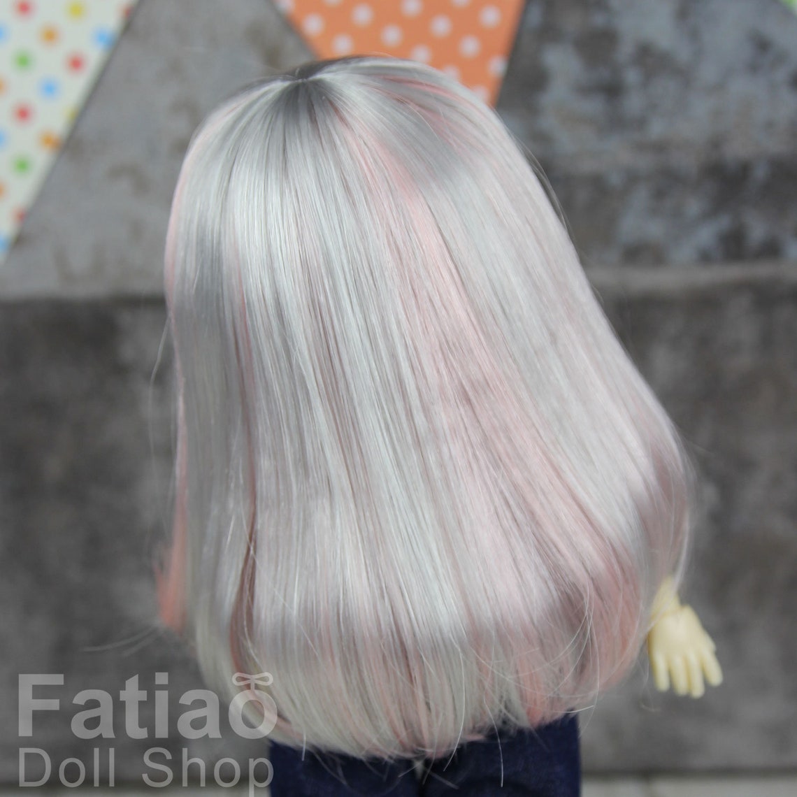 Fatiao Dollfie Lati Yellow Pukifee 5-6 Doll Wig Gray | Etsy