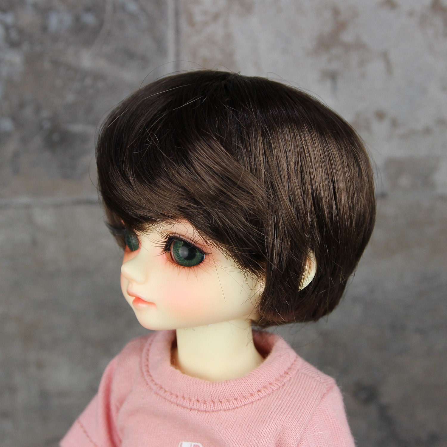 Fatiao New Dollfie Yo-sd 1/6 BJD Dolls Wig 6-7 Inch Dark | Etsy