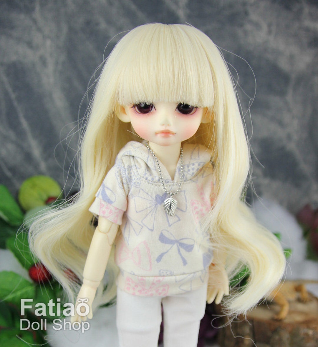 Fatiao New Dollfie Yo-sd 1/6 BJD Dolls Wig 6-7 Inch Blonde - Etsy