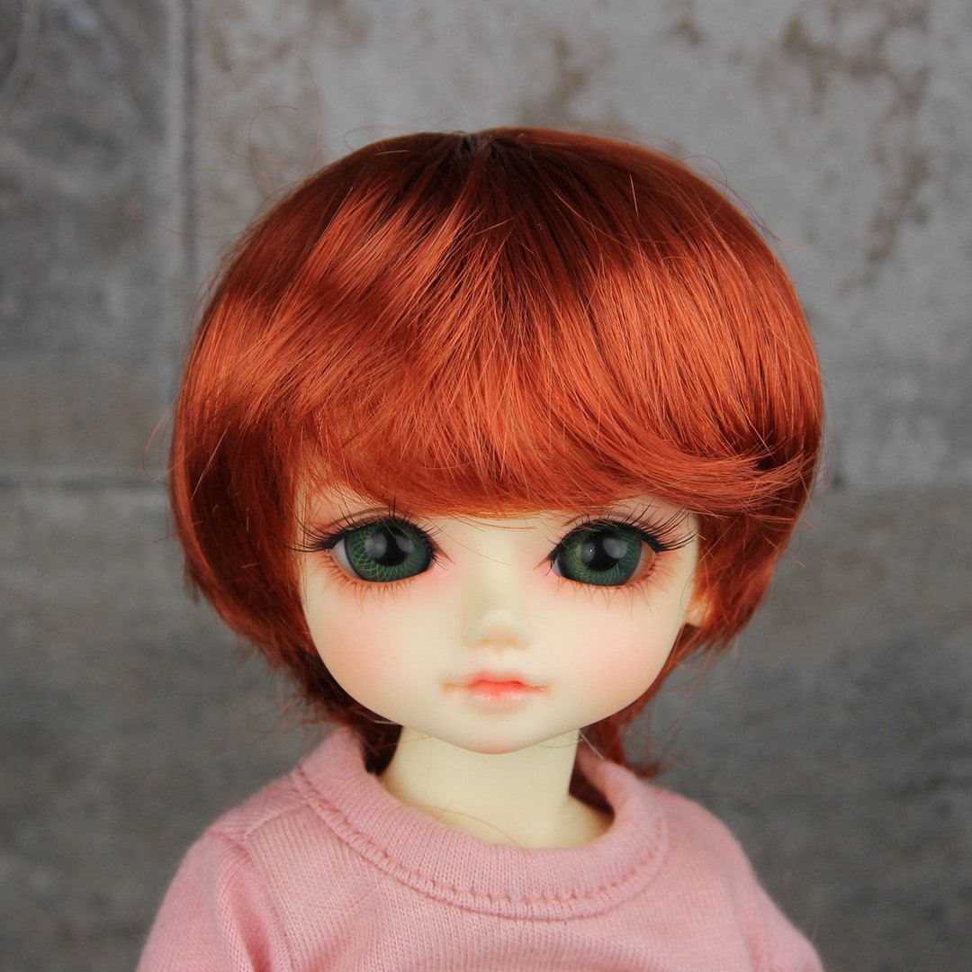 Fatiao New Dolls Wig Dollfie Yo-sd 1/6 BJD 6-7 Size Carrot - Etsy