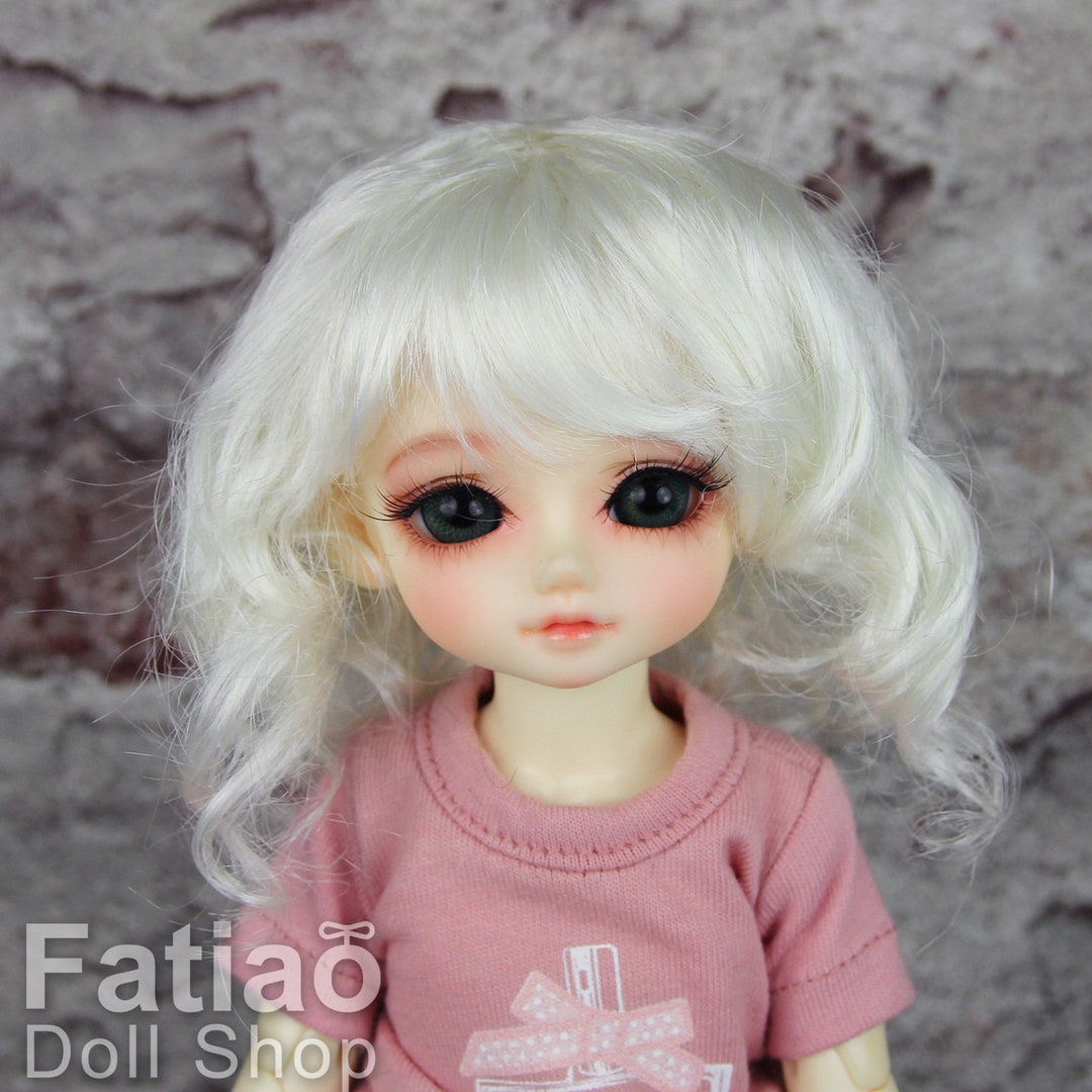 Fatiao New Dollfie Yo-sd 1/6 BJD Dolls Wig 6-7 Inch Milk Platinum - Etsy