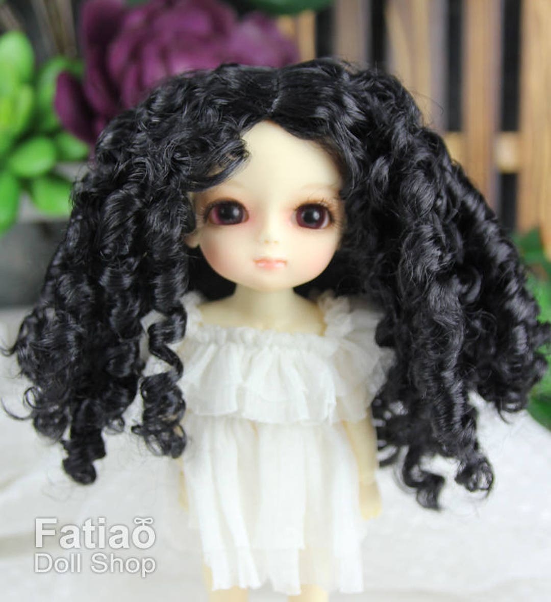 Fatiao Dollfie Lati Yellow Pukifee 5-6 Doll Wig Black - Etsy