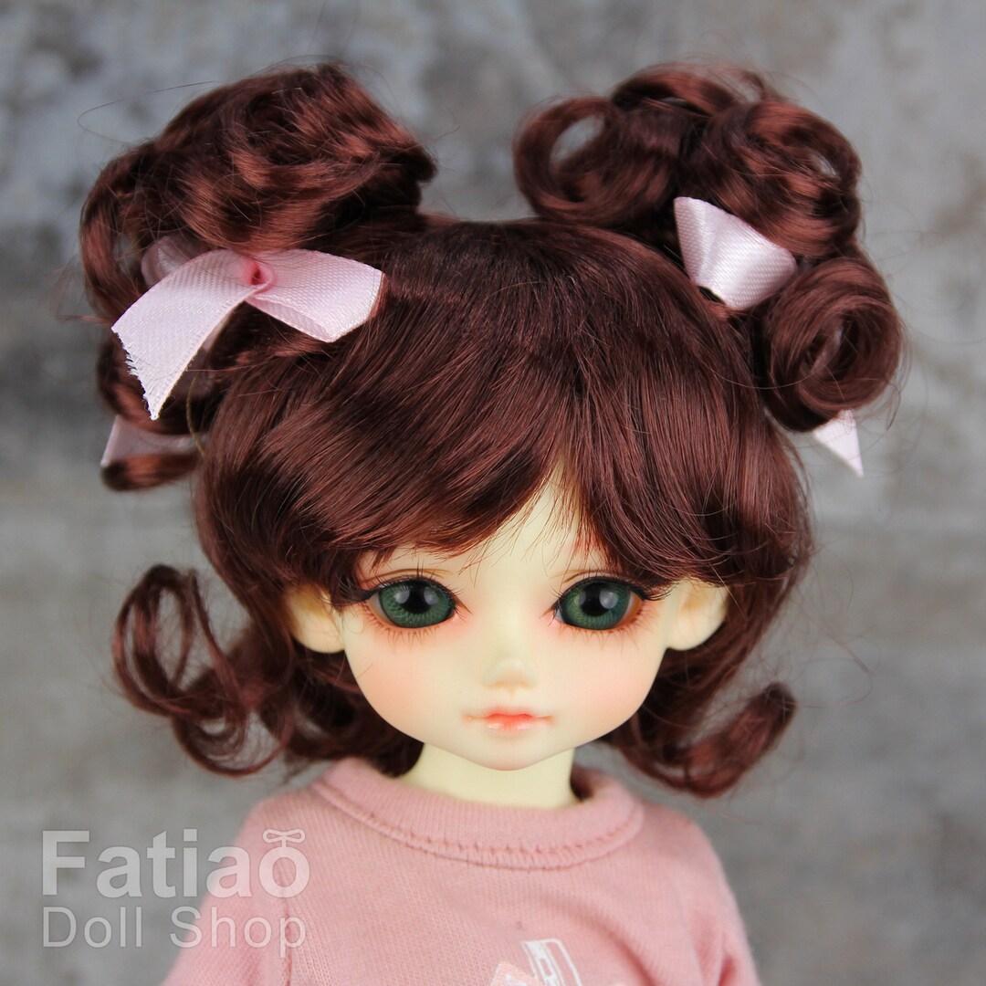 Fatiao - New Dolls Wig Dollfie Yo-sd 1/6 BJD 6-7" Size Chocolate - Etsy
