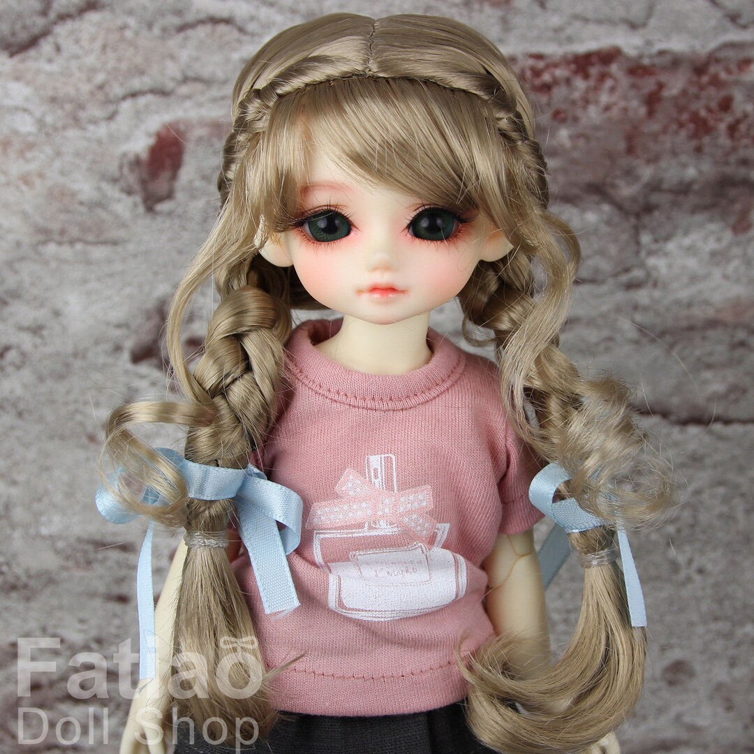Fatiao New Dolls Wig Dollfie Yo-sd 1/6 BJD 6-7 Size Baby Brown - Etsy