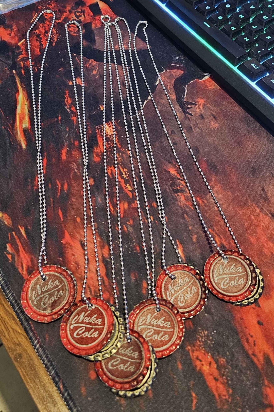 Fallout Nuka Cola Necklace/dog Tags - Etsy