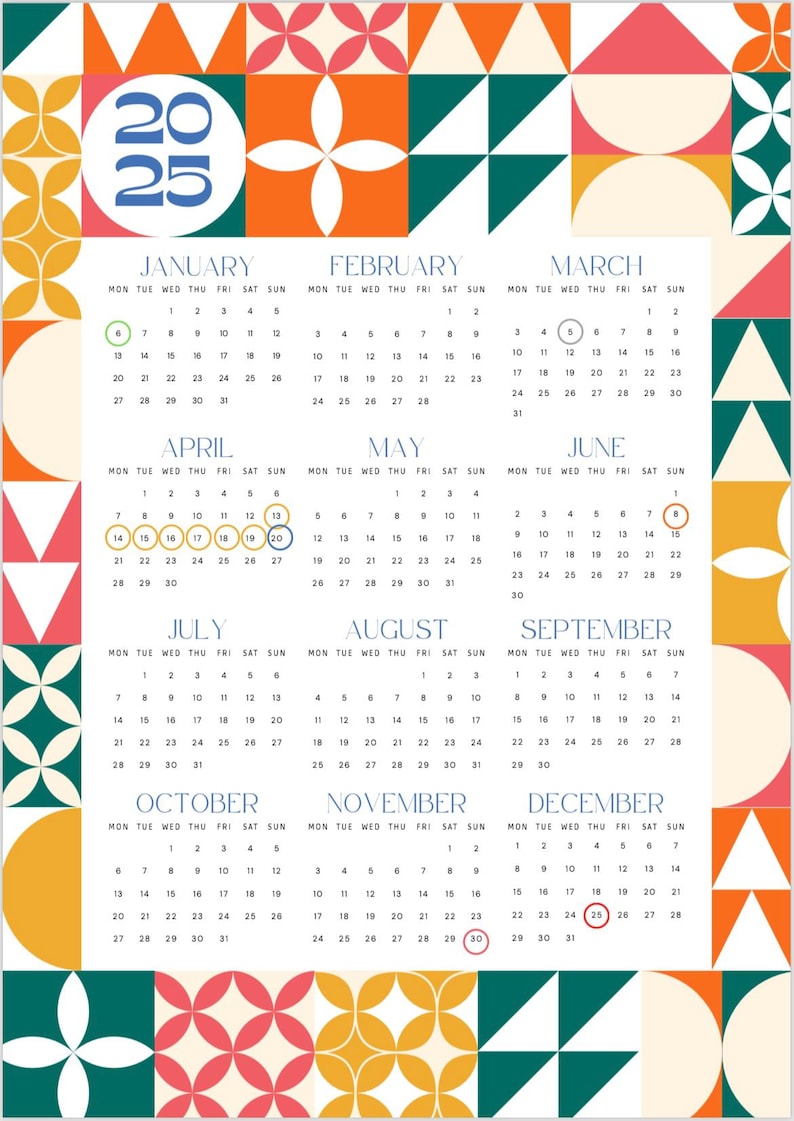 Liturgical Christian Calendar Guide + Banner - Etsy