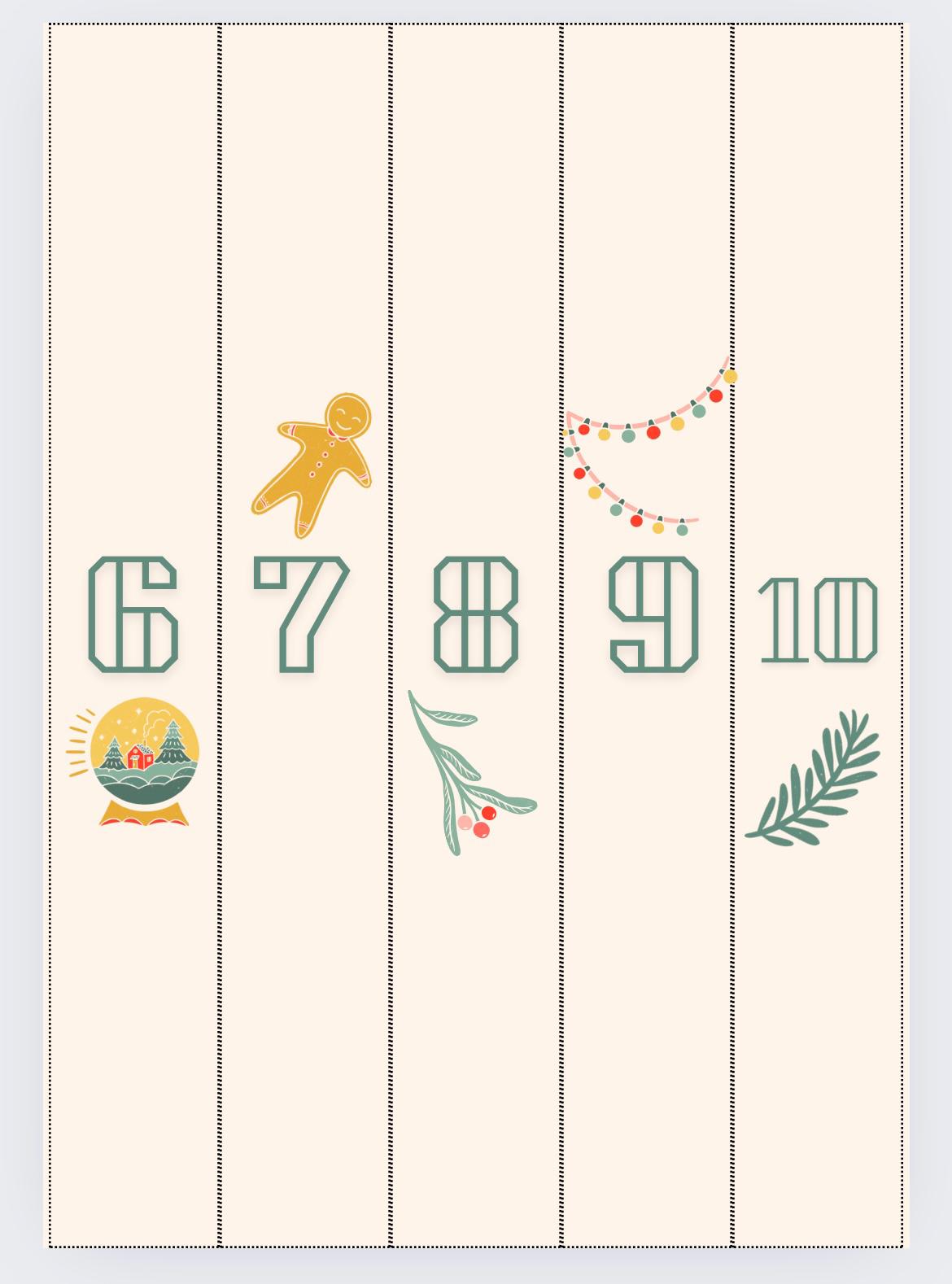 Christmas List, Letter, and Countdown Chain - Etsy